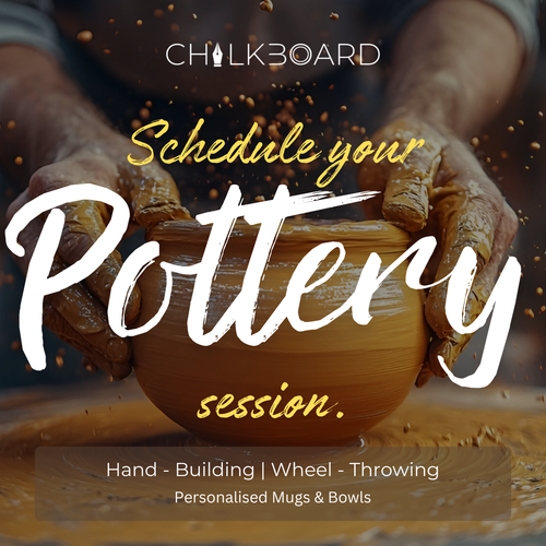 SCHEDULE YOUR POTTERY SESSION